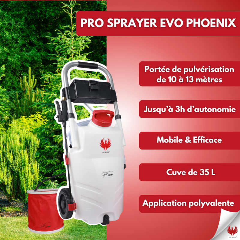 PRO SPRAYER EVO PHOENIX 2 BAT 5,10 OU 20L HYDRO'LEO + perche ...