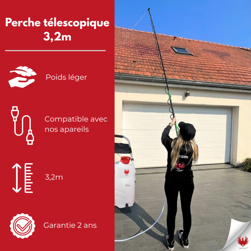 Perche Telescopique pour pulverisateur électrique Pro Sprayer