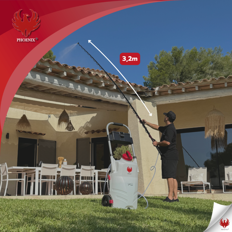 Perche Telescopique pour pulverisateur électrique Pro Sprayer